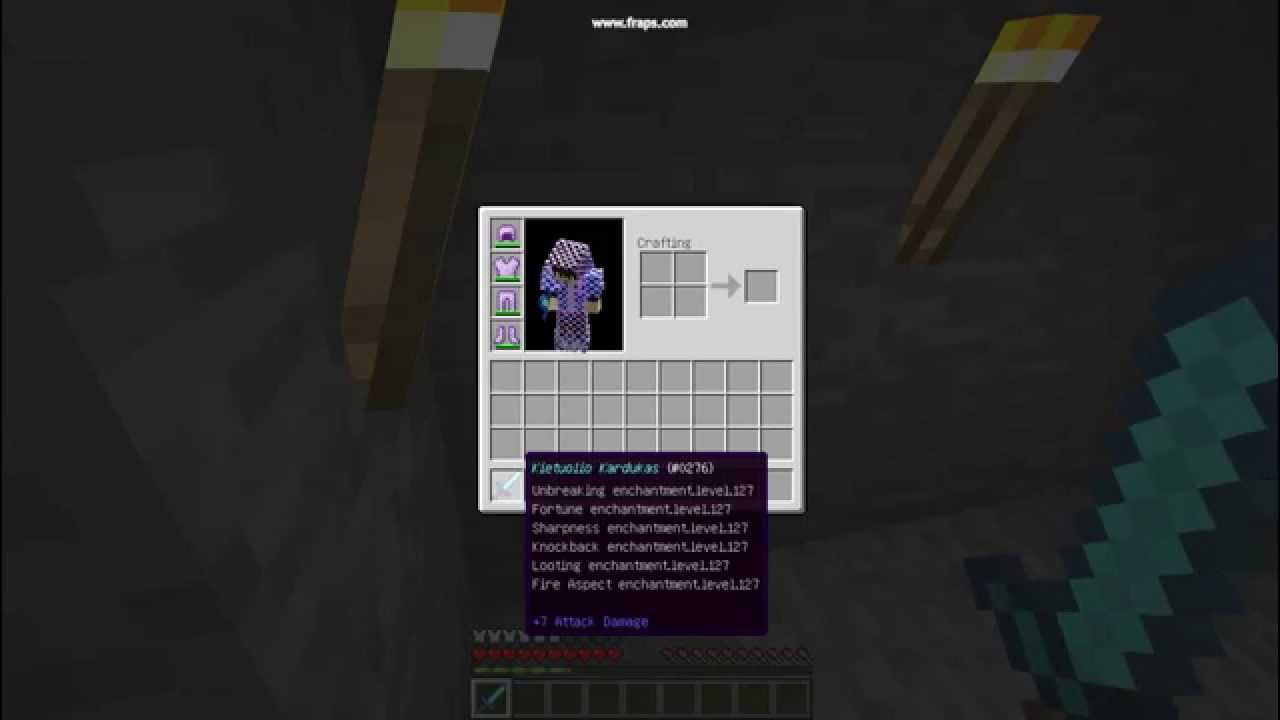 Minecraft | Max Kardas 127 LVL Enchant - YouTube