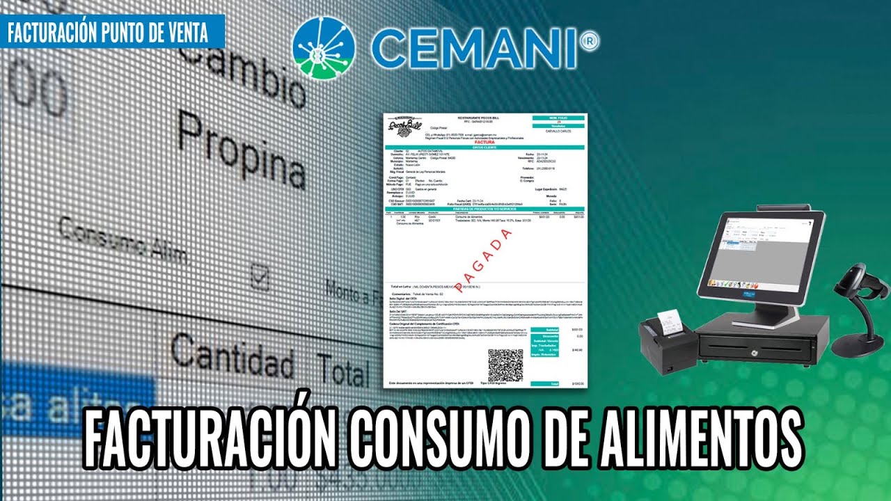 Factura por Consumo de Alimentos - YouTube
