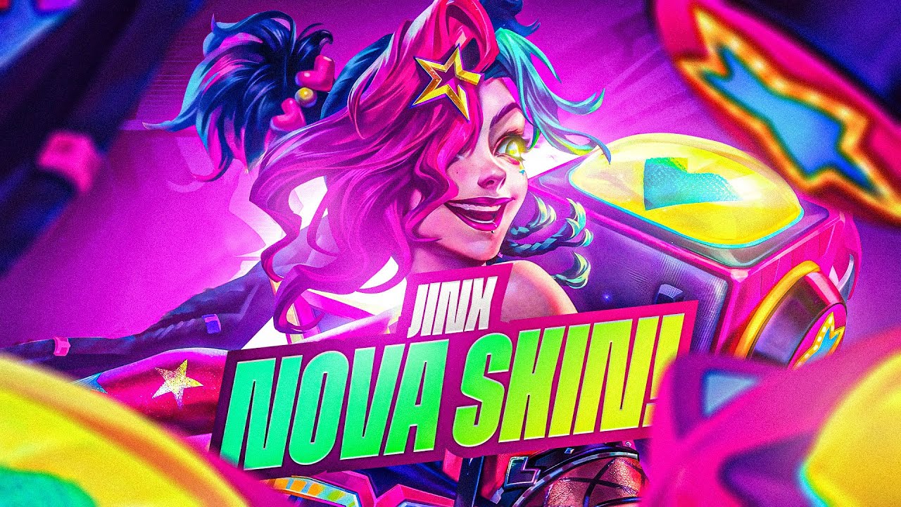 TESTANDO A NOVA SKIN DA JINX APAIXONADA! - YouTube