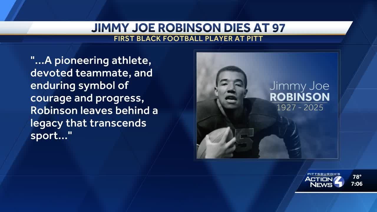 Jimmy Joe Robinson, Pitt’s first Black football player & former Steeler ...