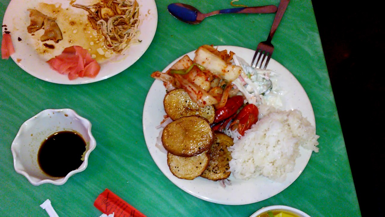 Chinese buffet ae ri 중국 부페 - YouTube