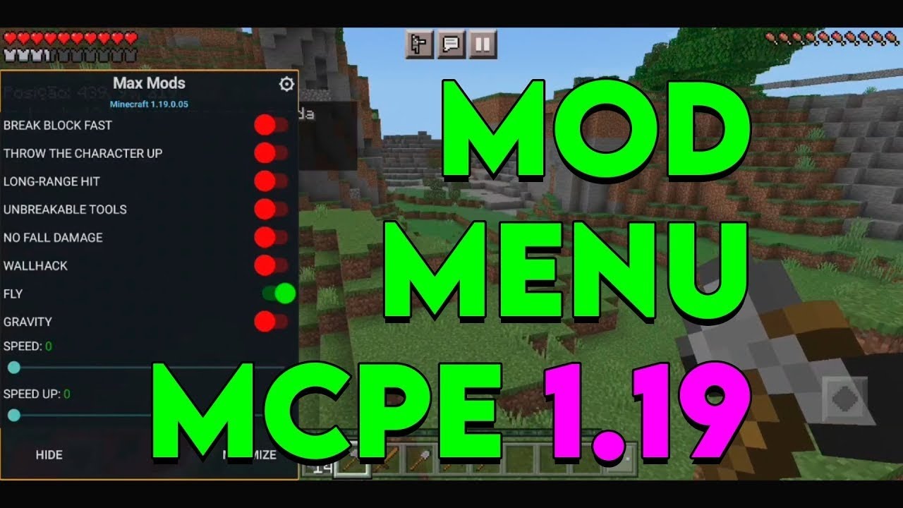 Minecraft Mod Menu v1.19 Last Version On Android || God Mob || - YouTube