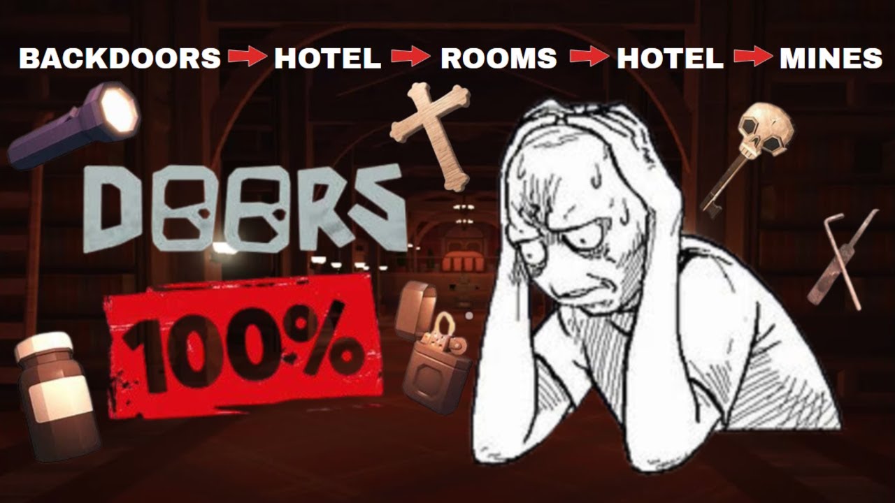 Beating Doors 100% Full Game Playthrough with Friends! - YouTube