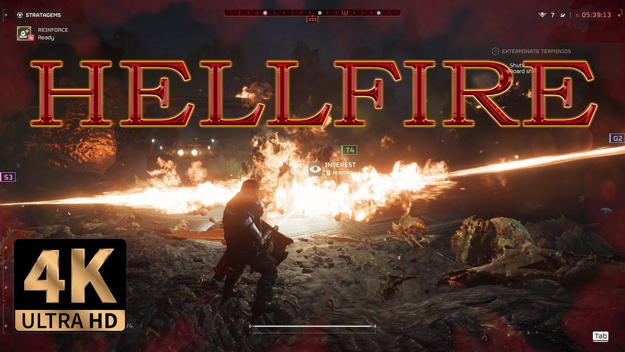 HELLFIRE (Light Up The Night) - Helldivers II Gameplay Cinematic - YouTube