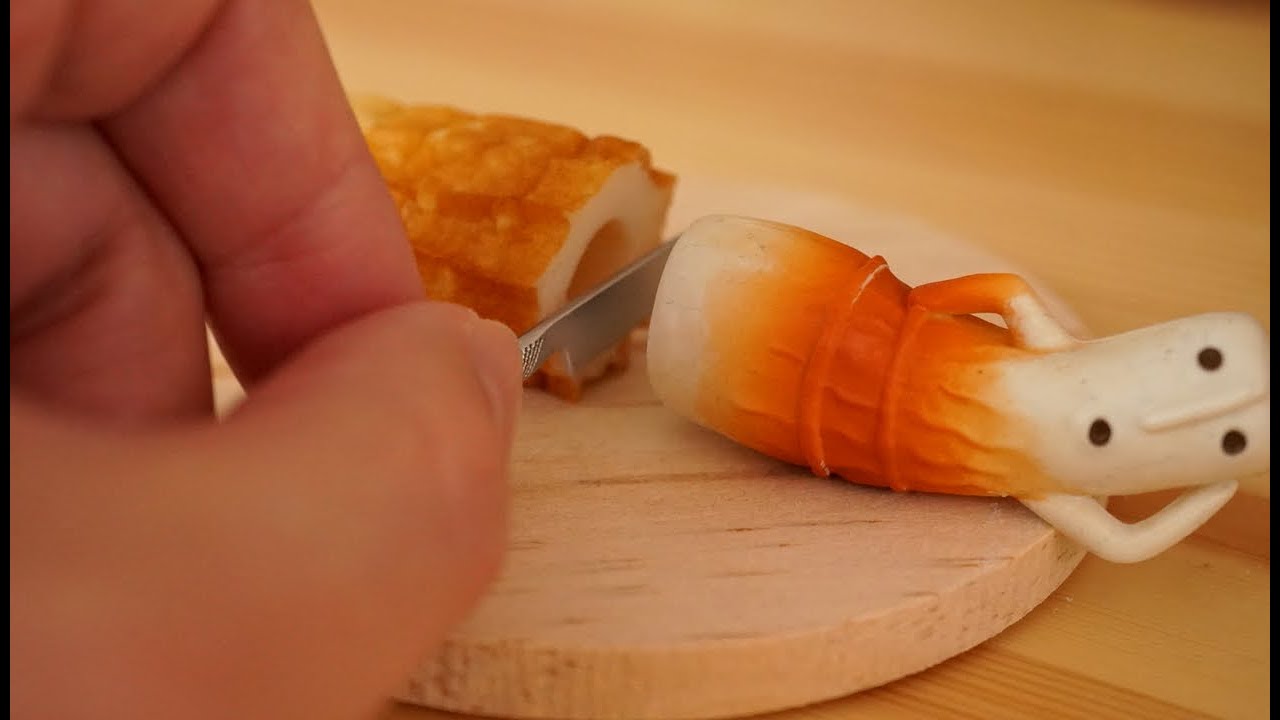 StopMotion cooking! Making「LEGO Cucumbers & mysterious fish cake with ...