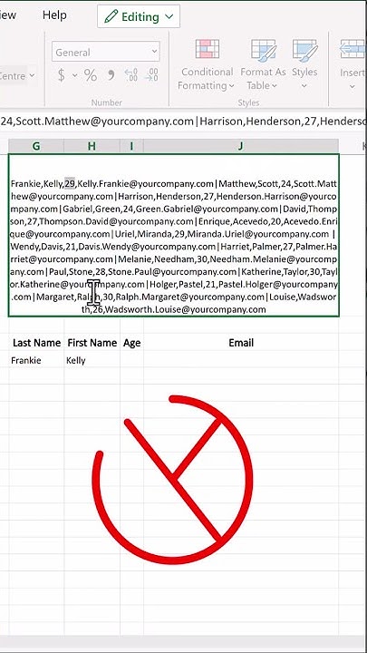 Clean Messy Data - Part 3 | TextSplit Function | Excel Tips and tricks | #shorts - YouTube