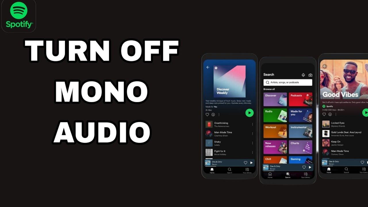 How To Turn Off Mono Audio On Spotify App - YouTube