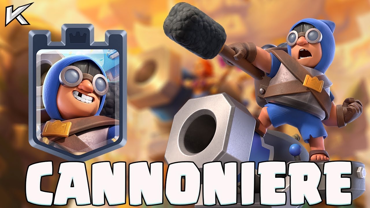 GAMEPLAY e STATS del *NUOVO* CANNONIERE! CLASH ROYALE ITA - YouTube