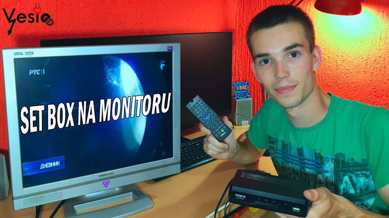 Kako povezati SET BOX na stari monitor - YouTube