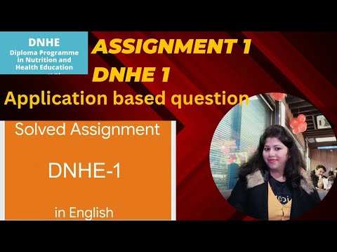 Question 1 to 4 Application Based Question l Assignment 1 l DNHE 1 ...