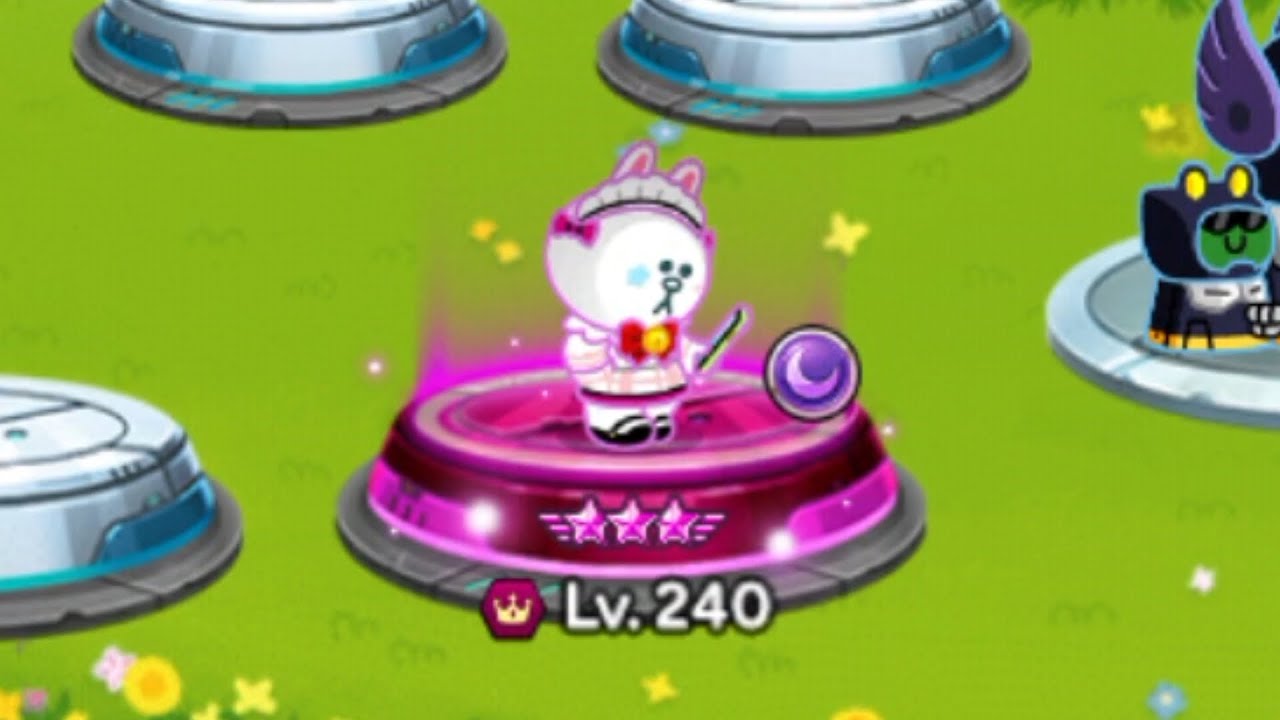 Line rangers | 8★ Pink Maid Cony 240max - YouTube
