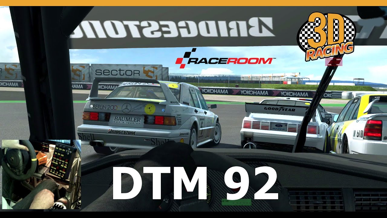 Raceroom (R3E) - DTM 92 - Mercedes EVO II Nürburgring Rennen - YouTube