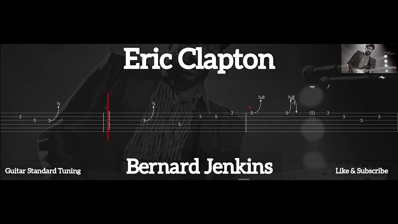 Eric Clapton - Bernard Jenkins ( Tab Guitar ) - YouTube