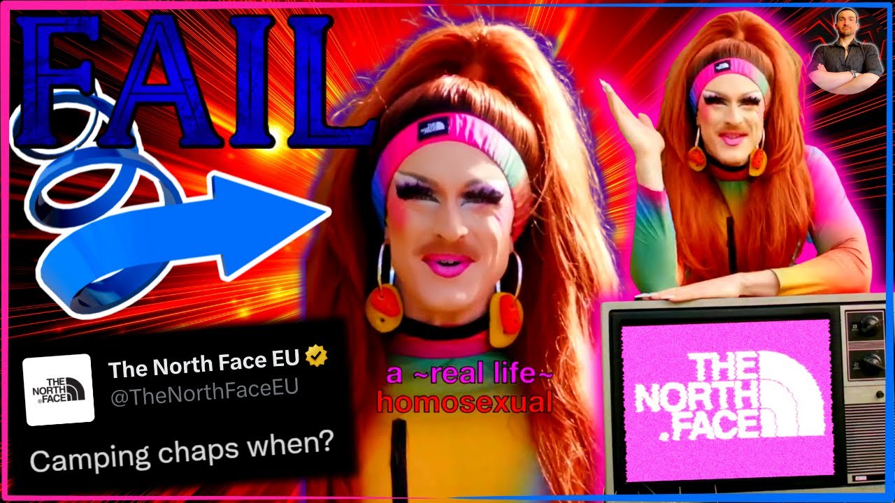 The North Face Goes FULL BUD LIGHT With New Drag Queen Ad! WOKE Camping ...