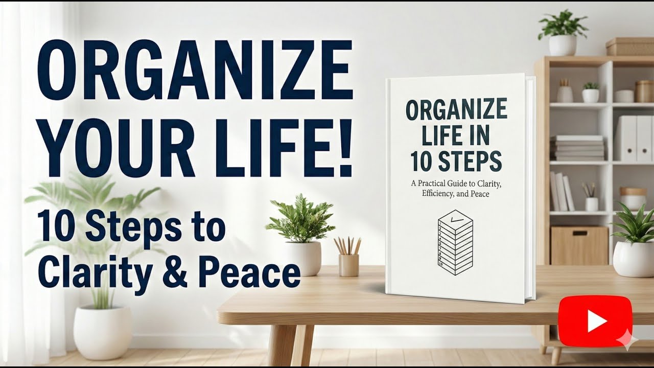 Organize Your Life in 10 Steps | Create Clarity, Peace & Productivity ...