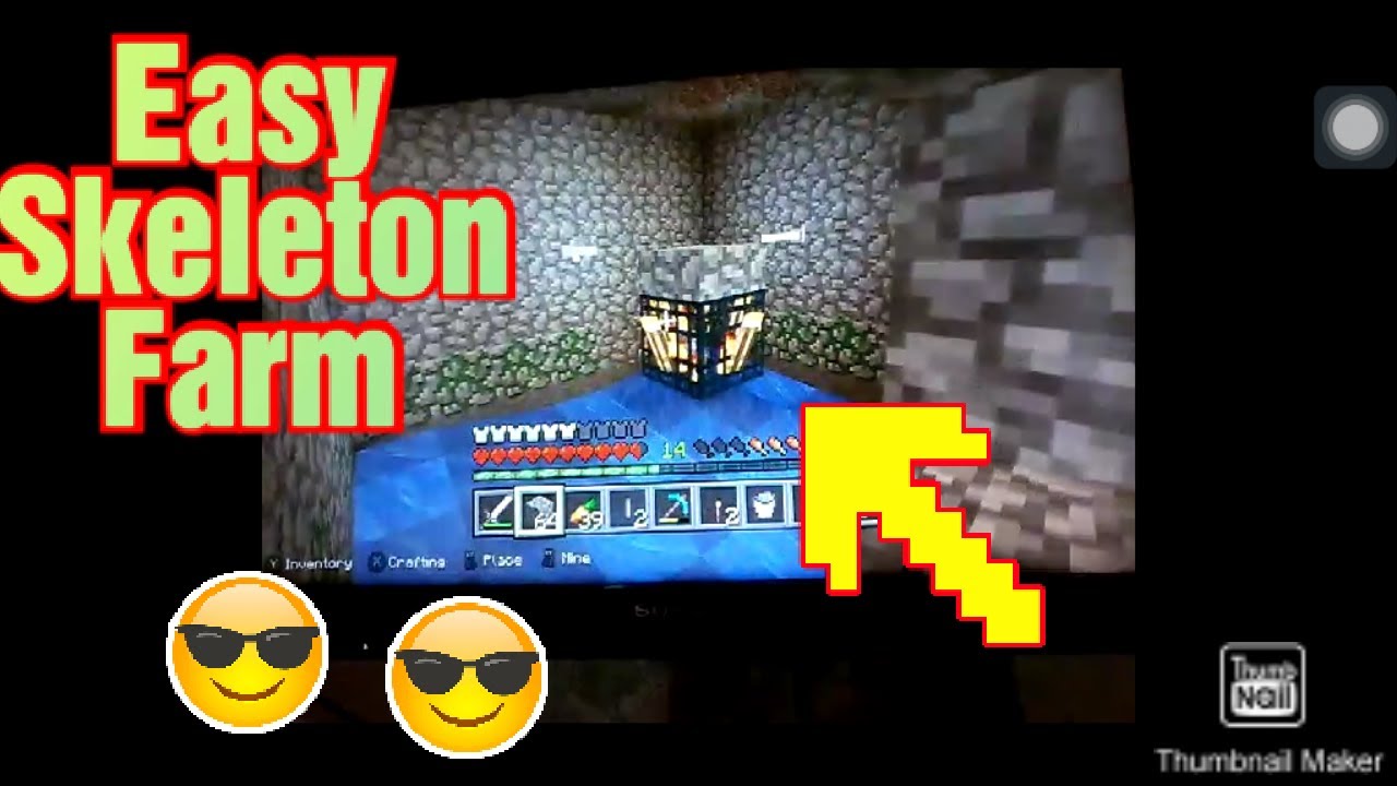 Very Easy Skeleton Farm in Minecraft - YouTube