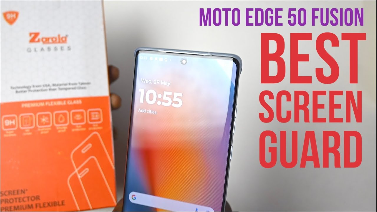 Moto edge 50 Fusion Best screen guard | Screen protector for Moto edge ...
