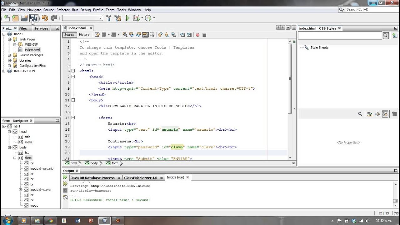 paso de datos formulario servlet - YouTube