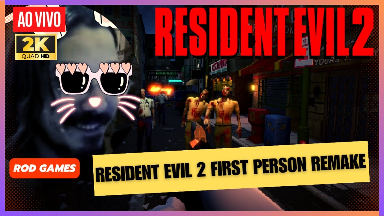 RESIDENT EVIL 2 FIRST PERSON REMAKE - RE2 EM PRIMEIRA PESSOA! - MOD ...
