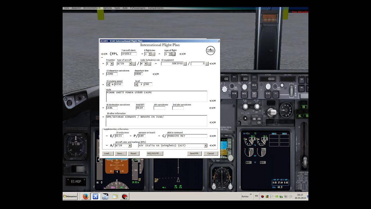 tutorial explicativo del plan de vuelo IVAO HD - YouTube