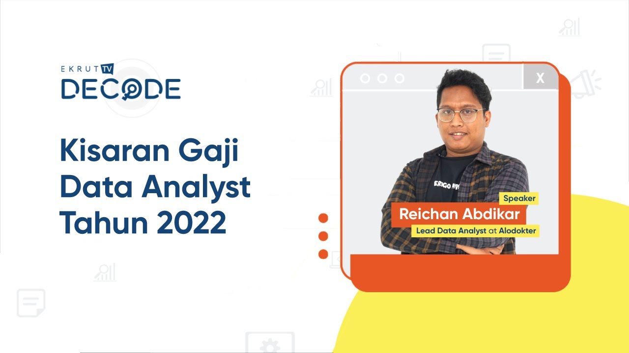 Proyeksi Karier Data Analyst | Reichan Abdikar, Lead Data Analyst Alodokter - YouTube