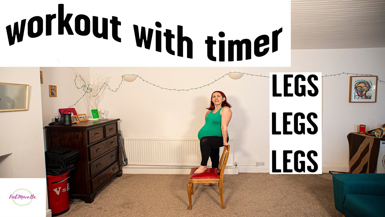 Leg workout with timer - YouTube
