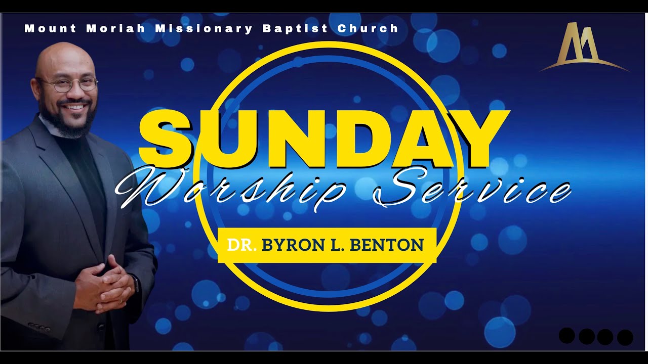 Sunday Service with Dr. Byron L. Benton, Jul 7, 2024. 10:00A.M. - YouTube