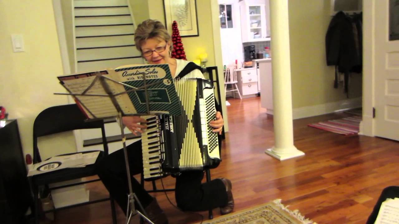 Accordian + Amp + Wawa pedal | Christmas 2012 - YouTube