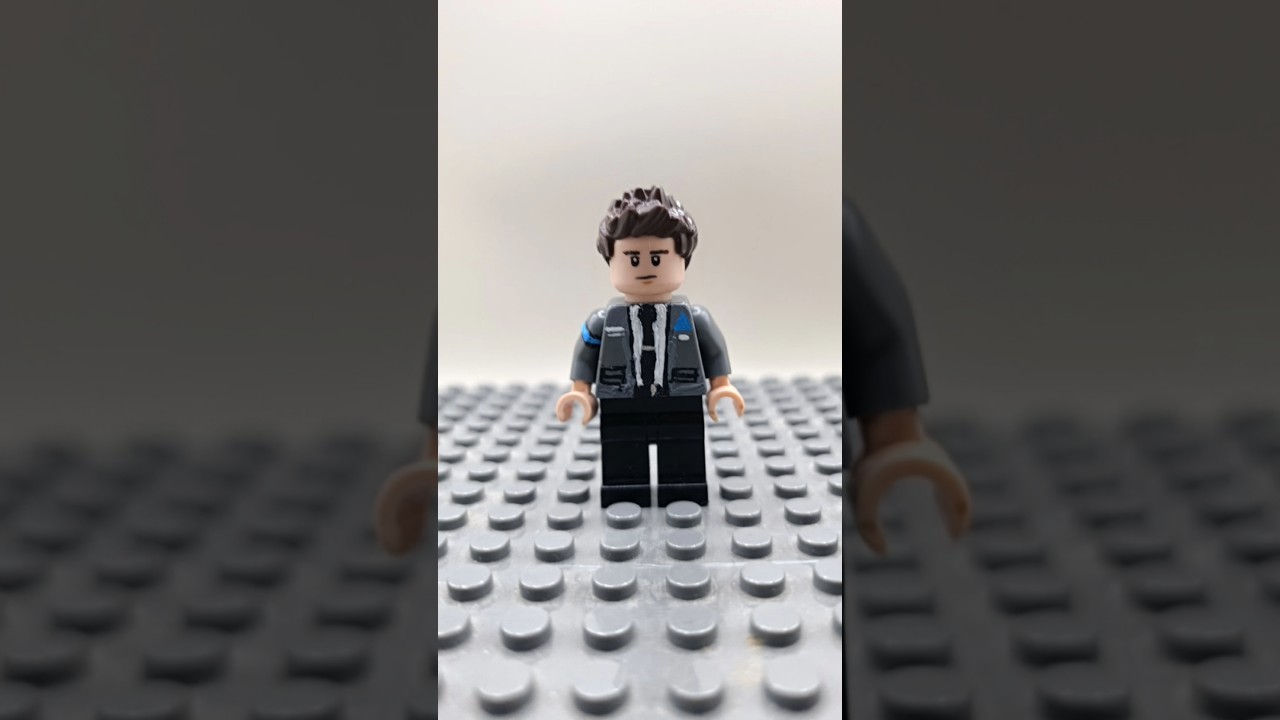 my Connor from detroit become human custom lego minifigure #custom # ...
