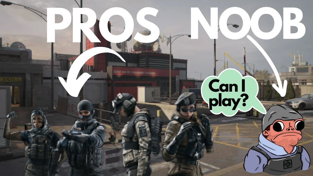 NOOB plays Rainbow Six Siege RANKED for the first time with PROS - YouTube
