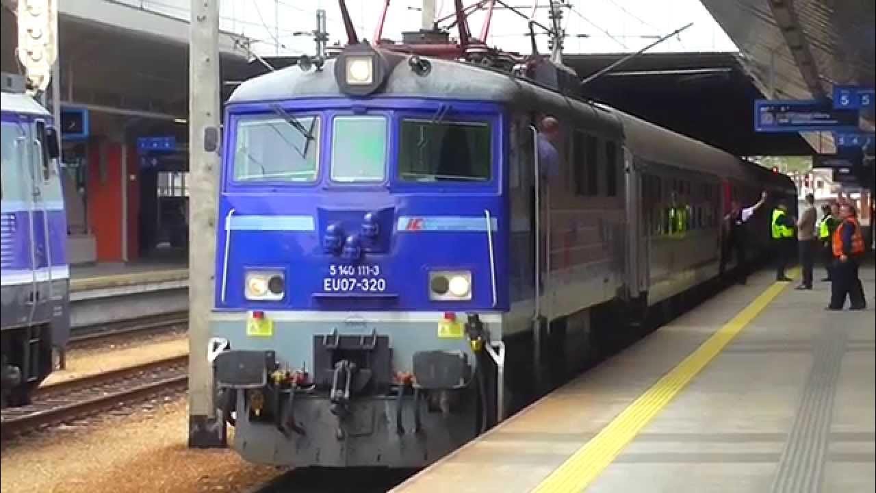 Stacja: KRAKÓW GŁ. - Odjazd EU07-320 z TLK "UZNAM" do Przemyśla Głównego - YouTube