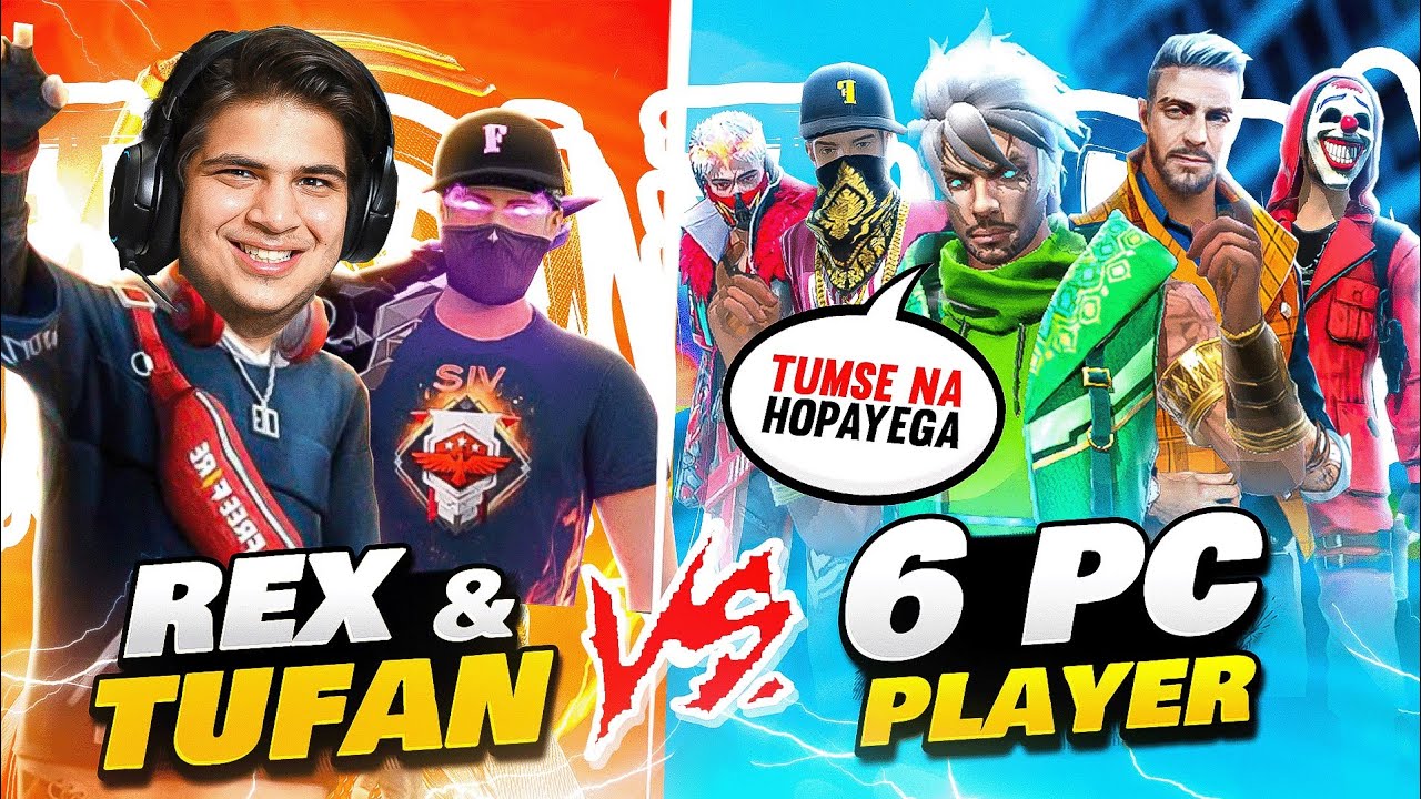 Rex Exposed 🤬 Unstoppable Rex and Tufan 🥵 with 6 PC Player 😫 -Garena ...