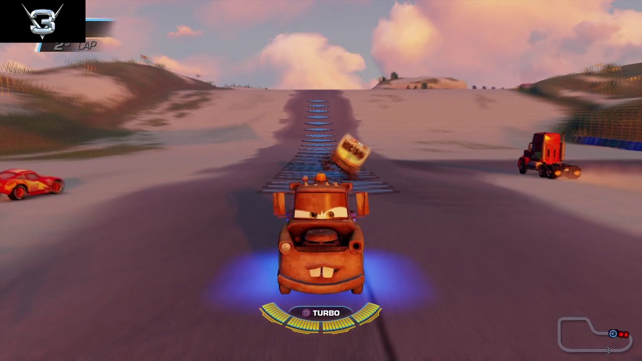 Cars 3: Mater's backwards run - YouTube