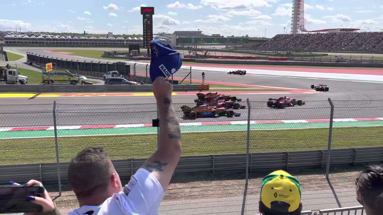 COTA F1 Turn 12 Grandstands view, 2021 - YouTube