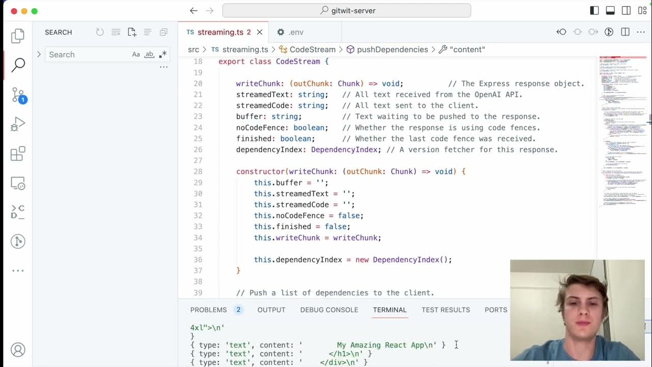 Our Code Generation (Streaming) Server: Running and testing with OpenAI ...