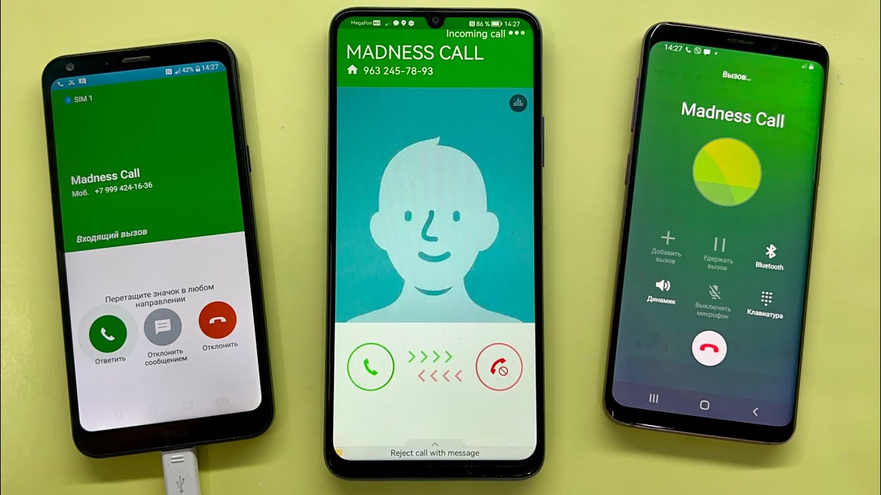 Crazy Incoming Calls Q6 Plus vs Huawei Nova Y70 vs Samsung Galaxy S9 ...