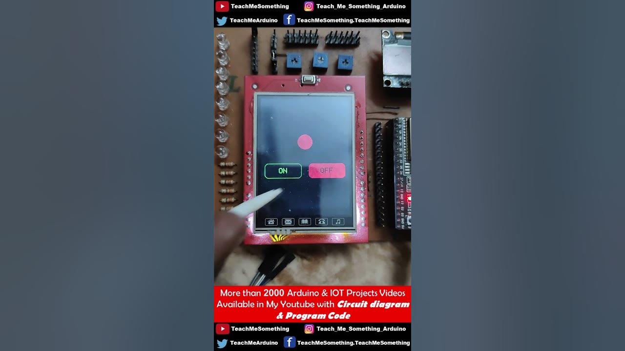 Arduino Tft Lcd Touch Screen Tutorial Esp32 Nodemcu Iotprojects 24 6642