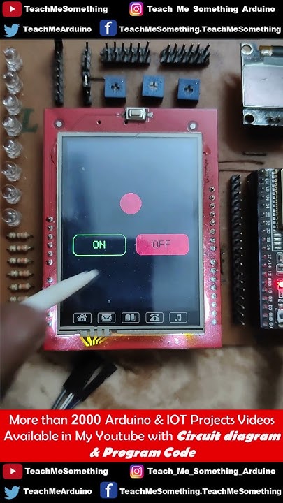 Arduino Tft Lcd Touch Screen Tutorial Esp32 Nodemcu Iotprojects 24 3279