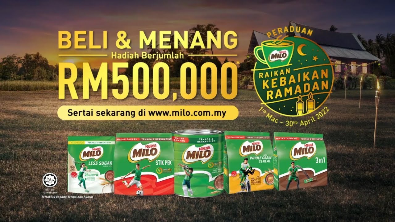 Iklan PERADUAN MILO RAIKAN KEBAIKAN RAMADAN (2022) - YouTube
