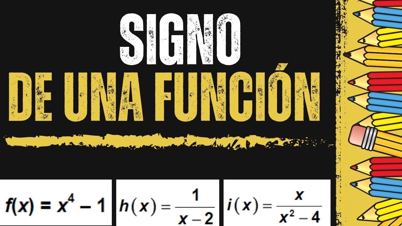SIGNO de una función. Explicación y 3 ejemplos básicos PASO a PASO ...