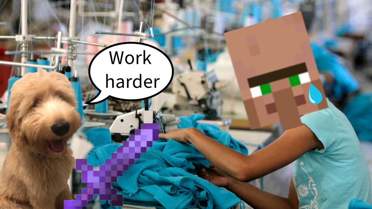 I Made A Working Villager Sweatshop In HARDCORE Minecraft - YouTube