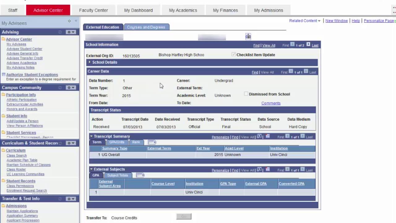 How to find a student’s high school information - YouTube