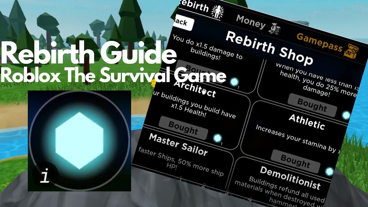 Rebirthing Guide | Roblox The Survival Game - YouTube