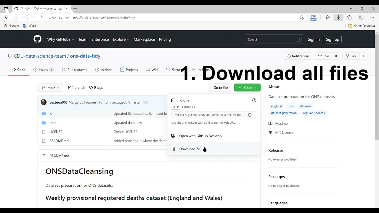 3 Ways To Download Data From GitHub YouTube 3 Ways To Download Data From GitHub YouTube