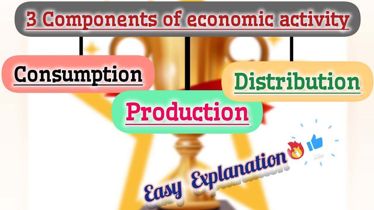 Components of Economic Activity || Three distinct components of ...