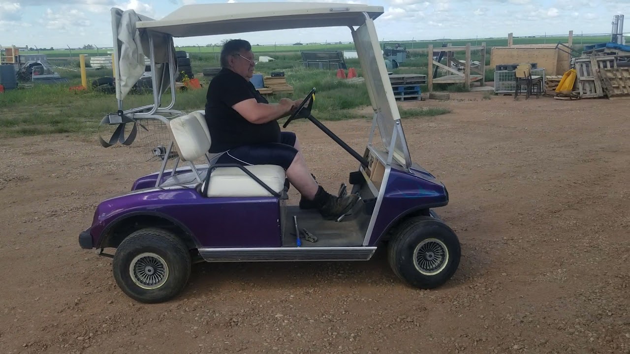 GOLF CART CLUB CAR GAS ENGINE - YouTube