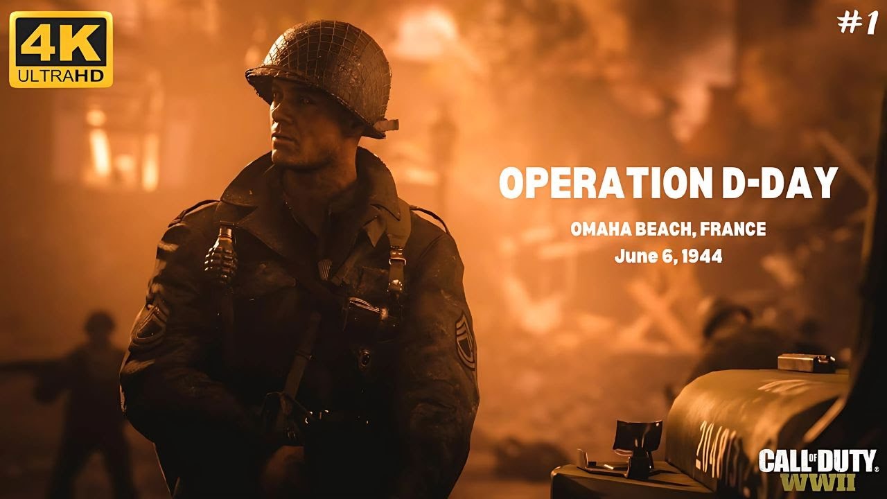 (PC) D-DAY - Omaha Beach 1944 | Realistic ULTRA Graphics Gameplay [4K ...