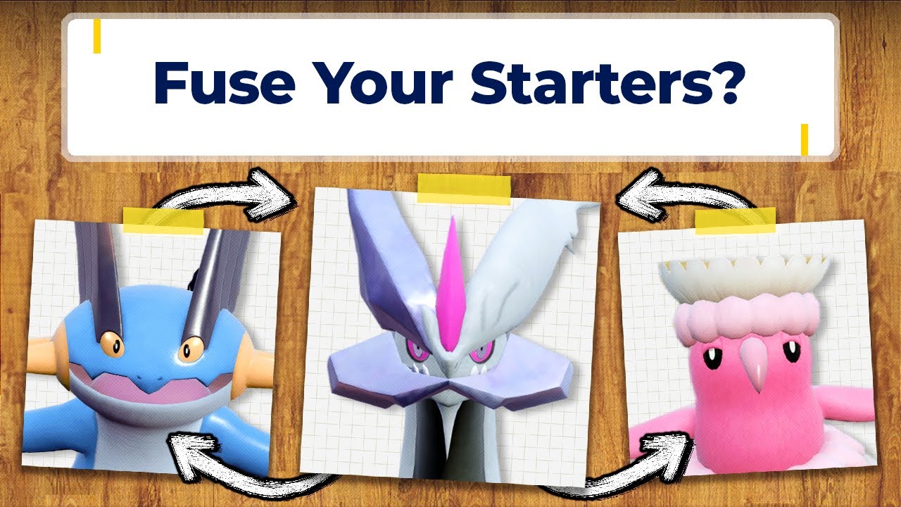 Choose Your Starter Pokemon BUT Fuse Them Together! - YouTube