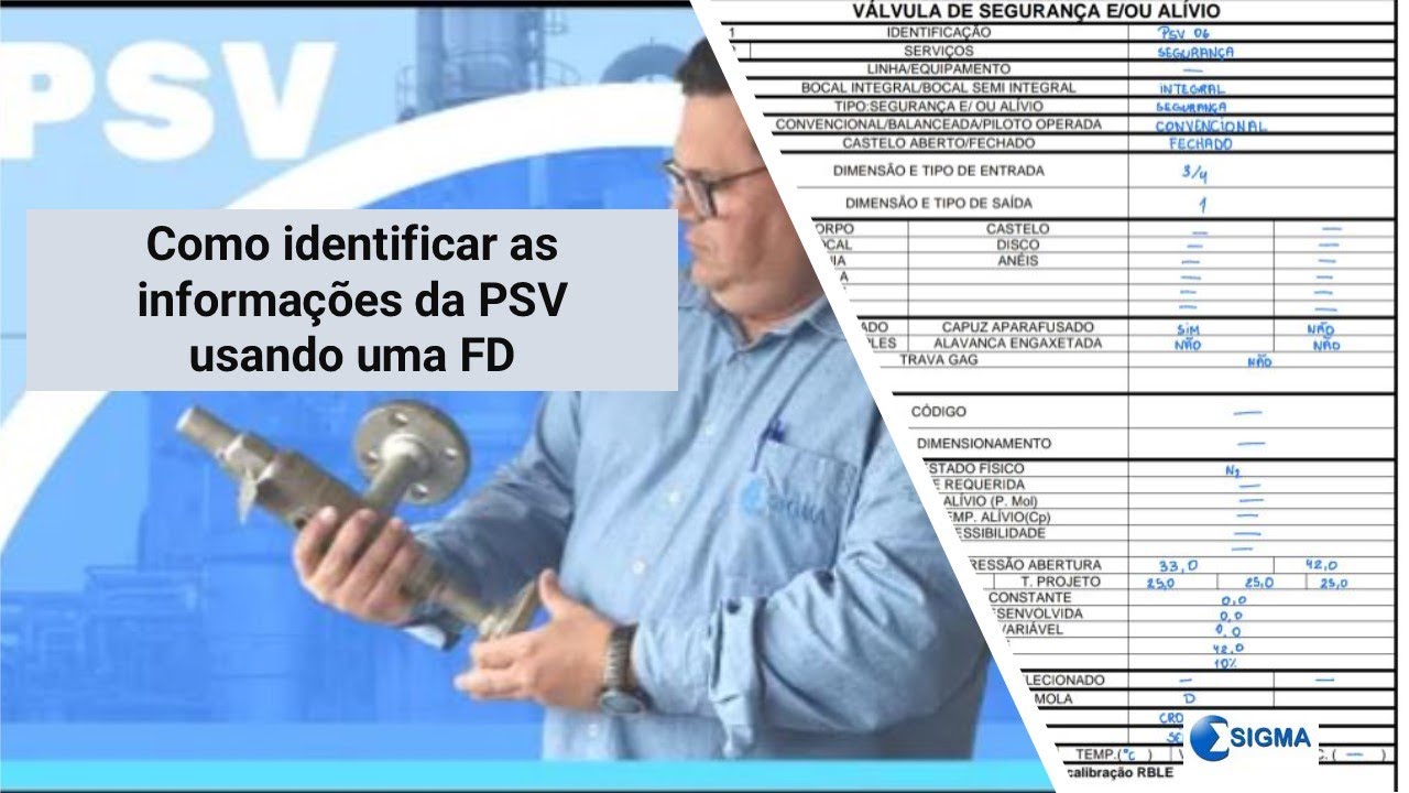 Como identificar as informações da PSV usando a FD - YouTube