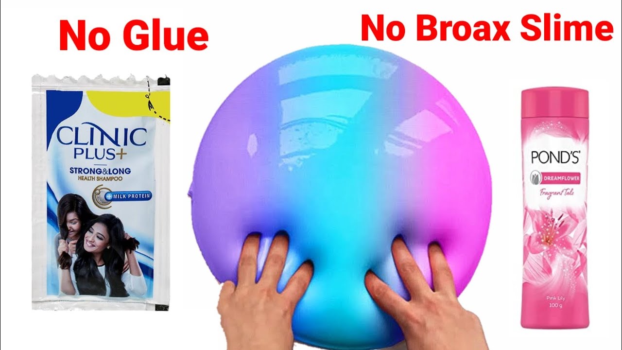 No Glue No Borax No Sugar Slime/How to make Slime without borax ...